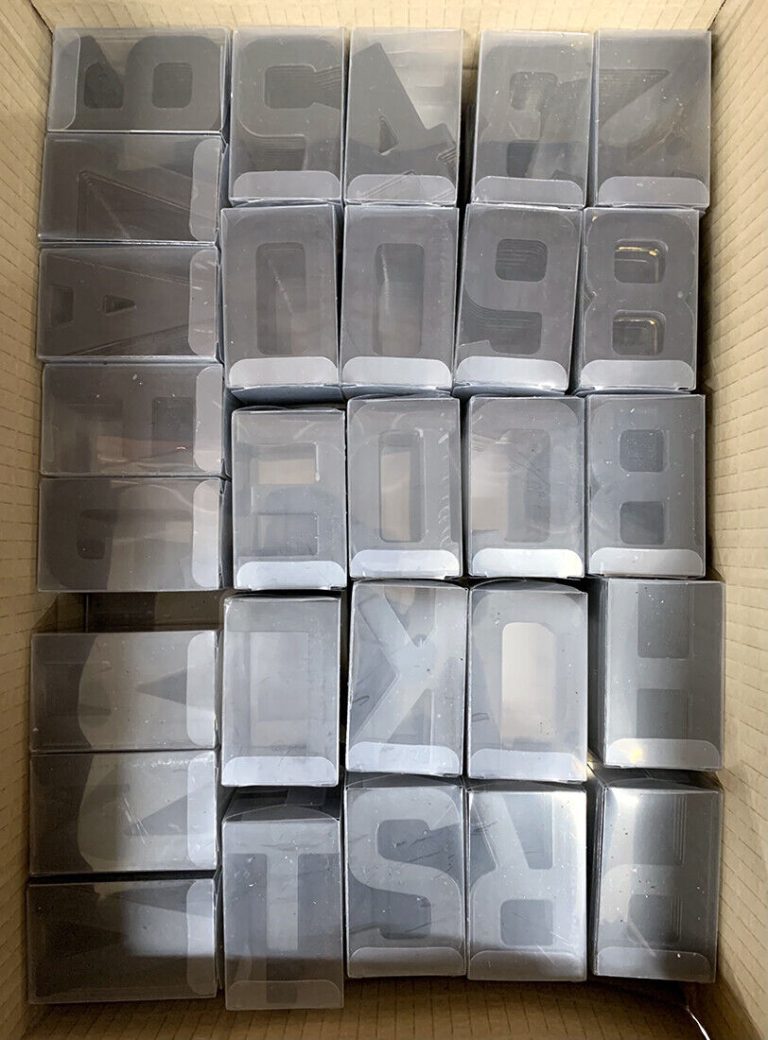 4D Acrylic Packs - 3D Number Plate Letters - Wholesale plate digits ...
